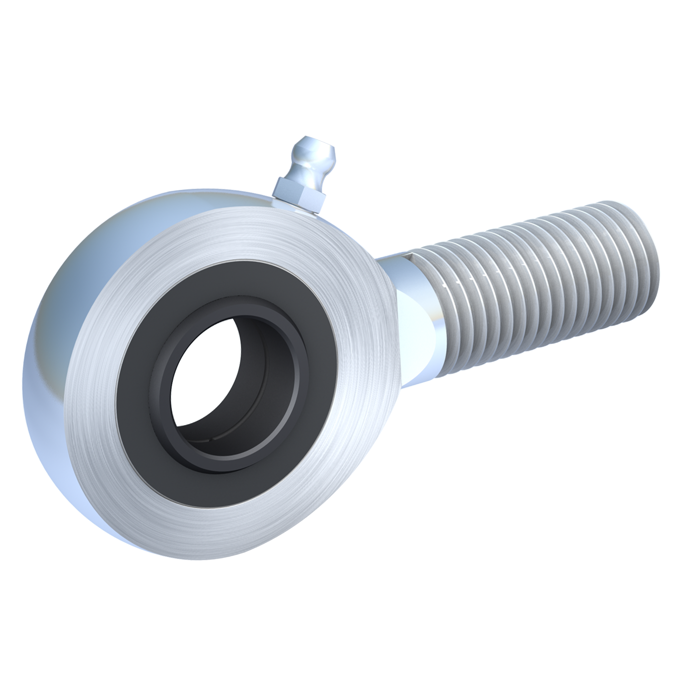 Rod end DIN ISO 12240-4 E series steel/steel version male thread 45 ...