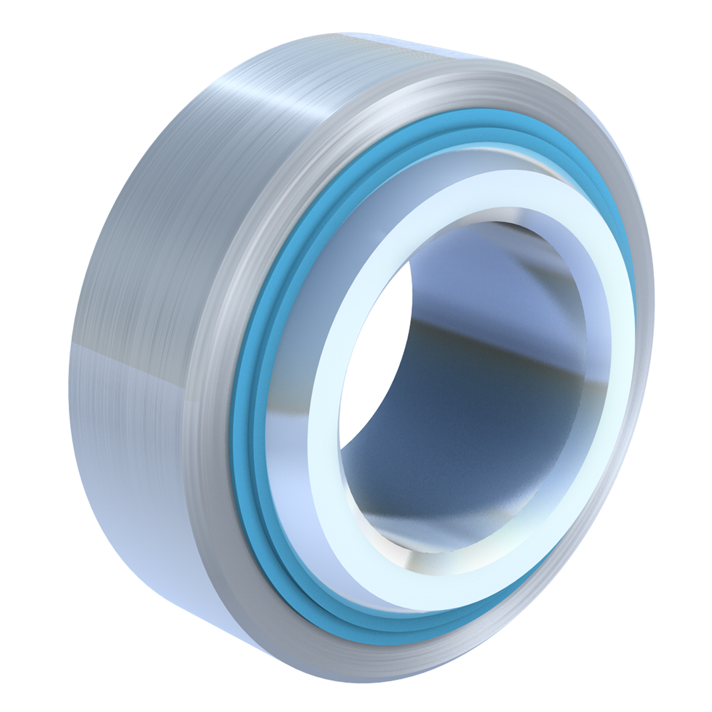 Pivoting bearing DIN ISO 12240-1 E series maintenance-free with sealing ...
